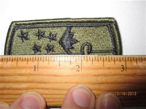 Green Military Uniform Patch Symbol With Black Embroidered Sword Stars Wings EBay