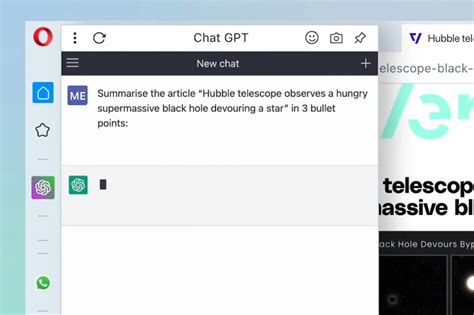 Opera інтегрує Chatgpt для короткого переказу статей у браузері Новости Section Ukr Net