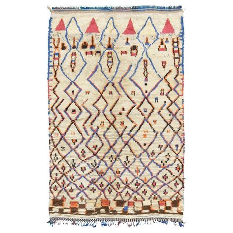 Vintage Moroccan Azilal Tribe Berber Rug For Sale At 1stdibs
