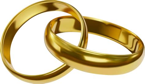 Isolated Gold Wedding Rings Realistic Linked Gold Rings 23658100 Vector Art At Vecteezy