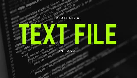Java How To Read A Text File Novixys Software Dev Blog