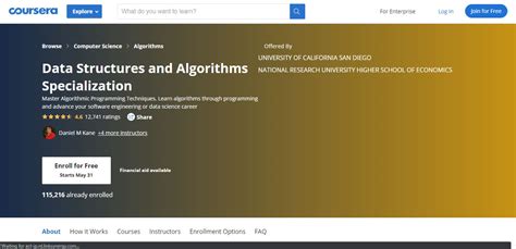 learn data structures and algorithms for free