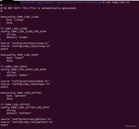 使用crosstool Ng制作交叉编译工具 Csdn博客