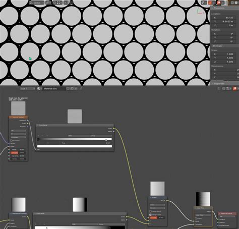 Shaders Is There A Node Setup To Control The Voronoi Dot Size From An Greyscale Input Of