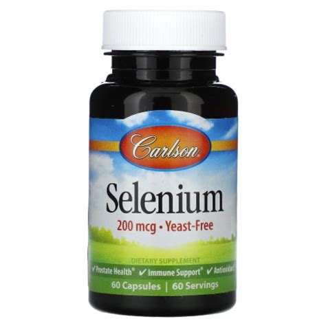Carlson Selenium 200 Mcg 60 Capsules 60 Count Ralphs