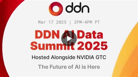 If You Missed Ddn ‘s Beyond Artificial Ai Data Summit At Nvidia Gtc You Can Catch The Replay