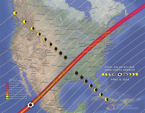 2024 Total Solar Eclipse Over The United States — Great American