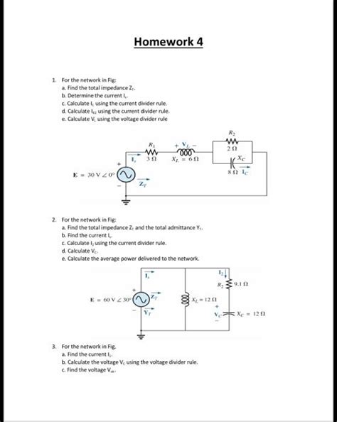 Solved For The Network In Fig A Find The Total Chegg