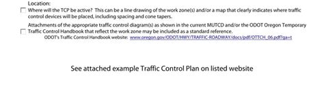 Traffic Control Plan ≡ Fill Out Printable Pdf Forms Online