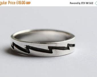 Unique Zig Zag Ring Related Items Etsy