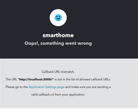 Localhost3000 Is Not In The List Of Allowed Callback Urls Auth0 Community