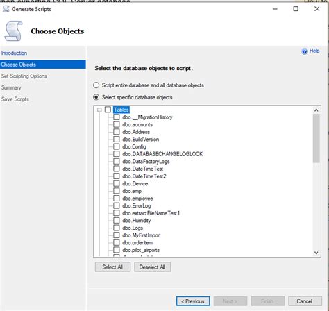 No Pk Or Fk When Exporting Sql Server Database Stack Overflow