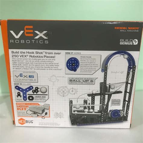 Nwot Vex Robotics Hook Shot Ball Machine Copter Pirate Ship Construction Kit Hexbug 1574270s