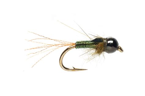 Procters Olive Wire Flashback Nymph S14 Nymphs Fulling Mill