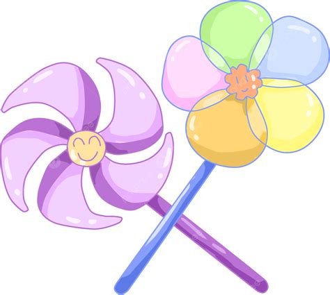 만화 일러스트 핸드 드로잉 장난감 풍차 만화 손으로 그린 장난감 Png 일러스트 및 Psd 이미지 무료 다운로드 Pngtree