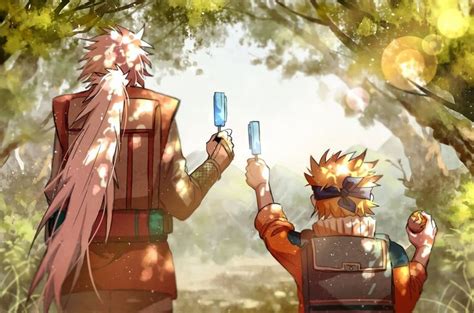 Naruto And Jiraiya Training Poster Ebay Naruto Jiraiya Naruto
