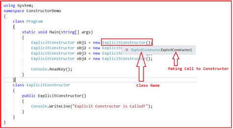 Constructors In C With Examples Dot Net Tutorials