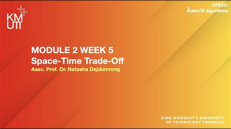 Cpe231 Space Time Tradeoff Horspools Algorithm Youtube