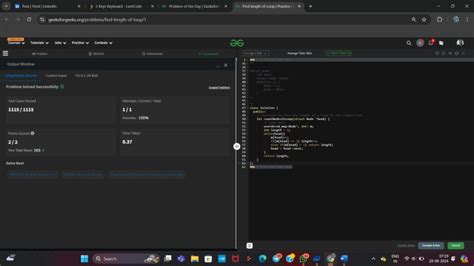 gaurav dhakad on linkedin 100daysofcode leetcode geeksforgeeks codingchallenge dsa…