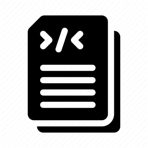 Script File Code Programming Text Icon Download On Iconfinder