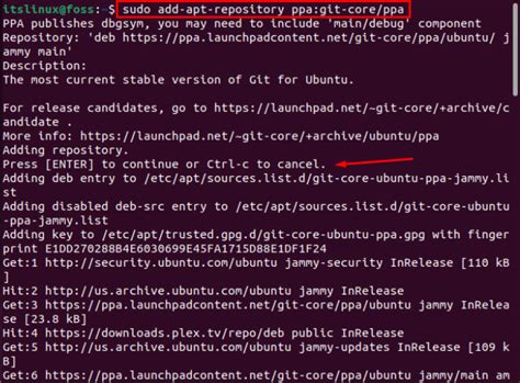 Install Git In Ubuntu 2204 Its Linux Foss