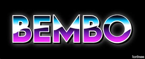 Bembo Text Effect And Logo Design Font