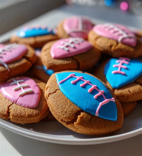 Football Gender Reveal Cookies 7 Sweet Surprises Await Vihaad Recipes