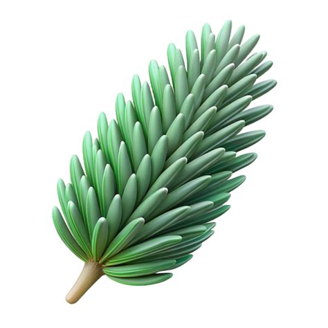 Magnificent Abstract Single Pine Needle Isolated Element High Quality