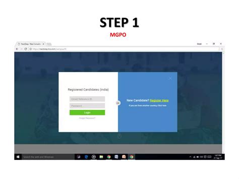 Tcs Application Form For Placement Drive Pptx Technology And Computing