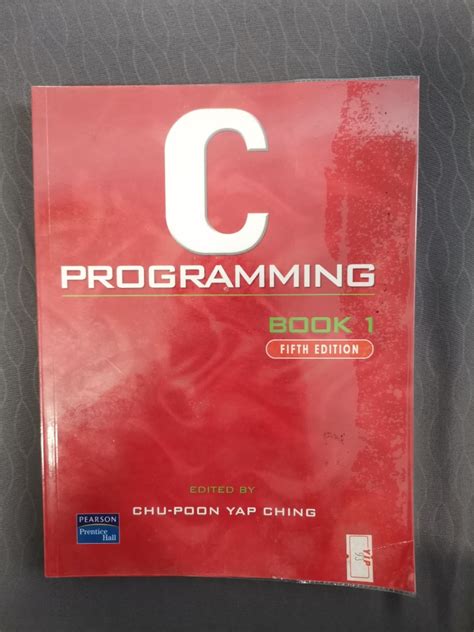 C Programming Book 1 Fifth Edition Hobbies And Toys Books And Magazines Textbooks On Carousell