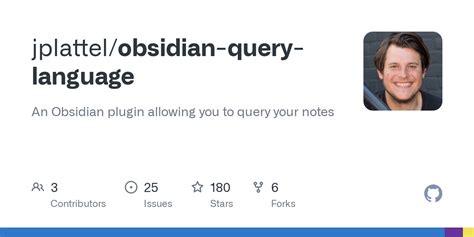 Github Jplattelobsidian Query Language An Obsidian Plugin Allowing You To Query Your Notes
