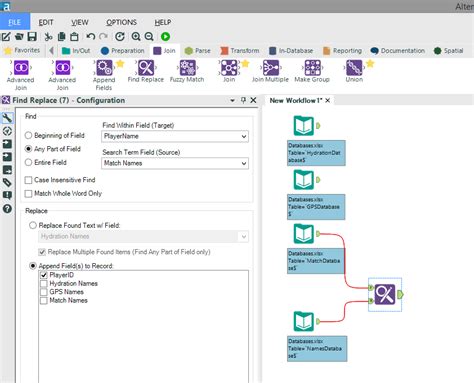 Alteryx For Sport Joining Excel Worksheets The Information Lab
