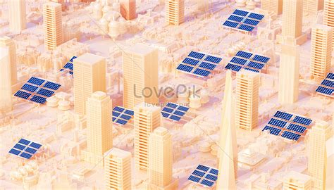 C4d 미래의 New Energy Technology City 배경 사진 및 창의적인 일러스트 무료 다운로드 Lovepik