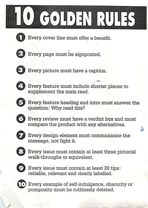 10 Golden Rules Commodore Format Archive