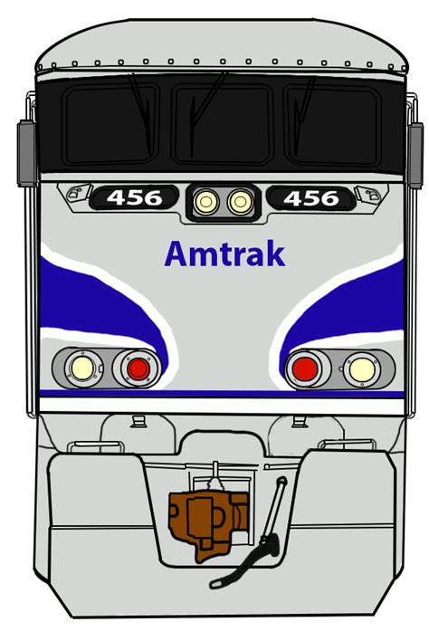 Amtrak F59phi 456 Front By Williamcreator57 On Deviantart