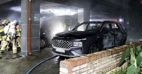 인천 빌라 주차장 Suv서 불차량 3대 소실