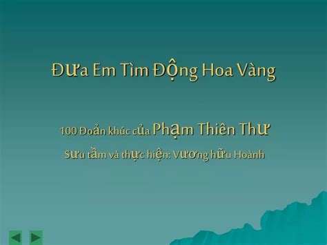 PPT Đưa Em Tìm Động Hoa Vàng PowerPoint Presentation free download ID 5283030