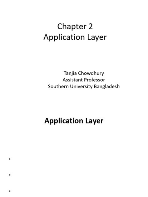 Chapter 2 Application Layer Pdf World Wide Web Internet And Web