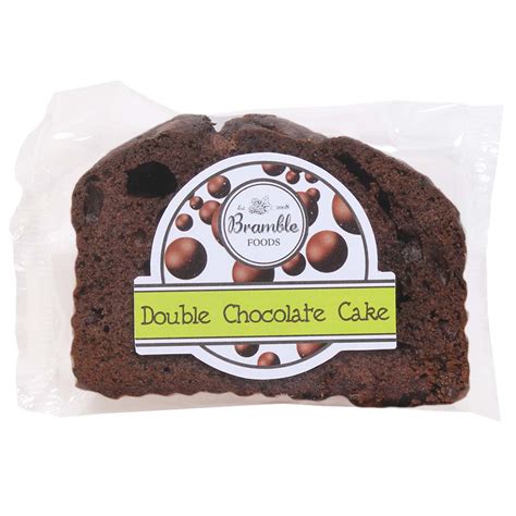Slice Of Double Chocolate Cake Bramble Foods Store