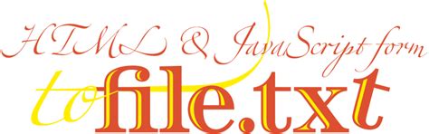 Html Form To Filetxt Simon Griffee