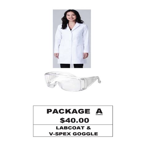Lab Coat And Lab Goggles Women S Fashion Coats Jackets And Outerwear On Carousell