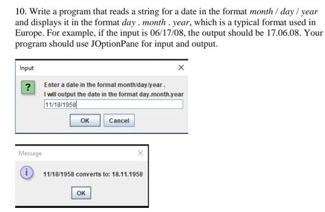 Solved 1 Write Java Program Using Gui To Input And Output
