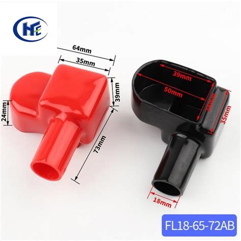 Soft Pvc Auto Cable End Insulator Car Battery Negative Positive