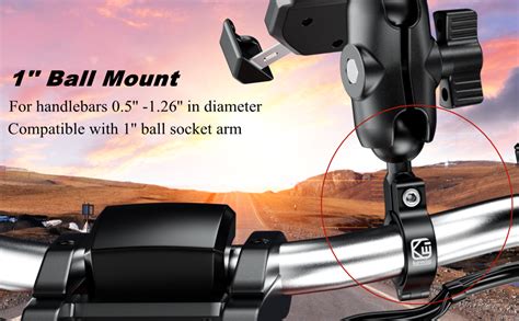 Brcovan 2 Pack Aluminum Alloy Handlebar Mount Base With 1
