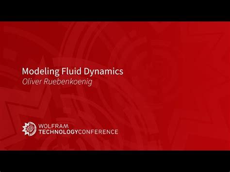 Free Video Modeling Fluid Dynamics With Navier Stokes Equations From Wolfram Class Central