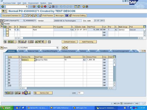 Solved Service Po Gl Account Sap Community