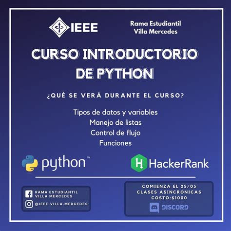 Curso Introductorio De Python Secretar A De Extensi N Vinculaci N Y Transferencia