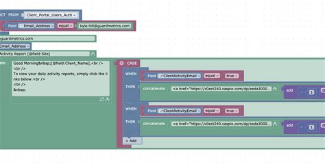 Daily Report Emails With Specific Dates Stamped In Query String Parameters Caspio Community