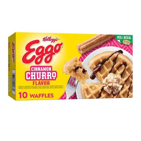 Kelloggs Eggo Frozen Waffles Frozen Breakfast Breakfast Food