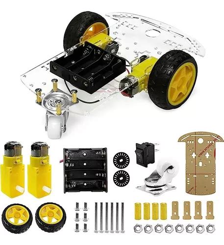 Chasis De Carro Kit Arduino 2 Llantas Mercadolibre